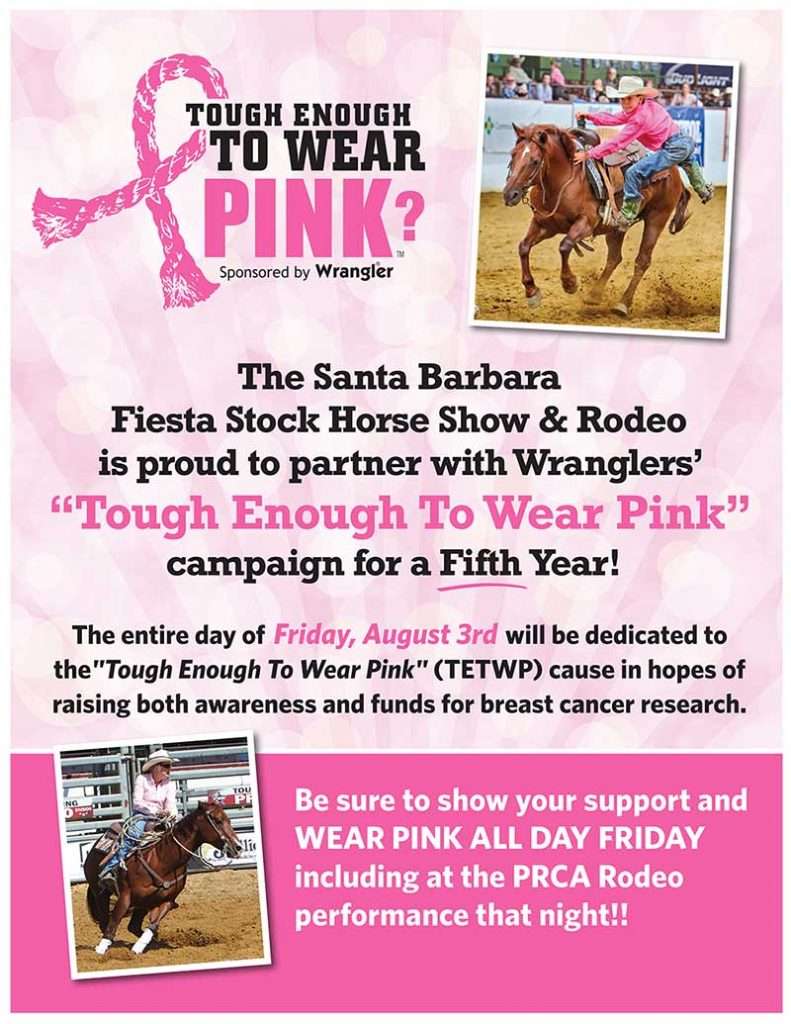 Tough Enough to Wear Pink! | Fiesta Stock Horse Show & Rodeo